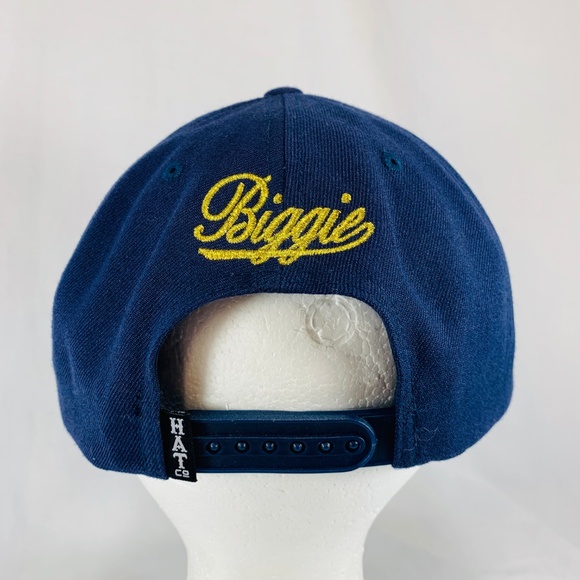 H&Co | Accessories | New Blue Gold Biggie Snapback Hat | Poshmark